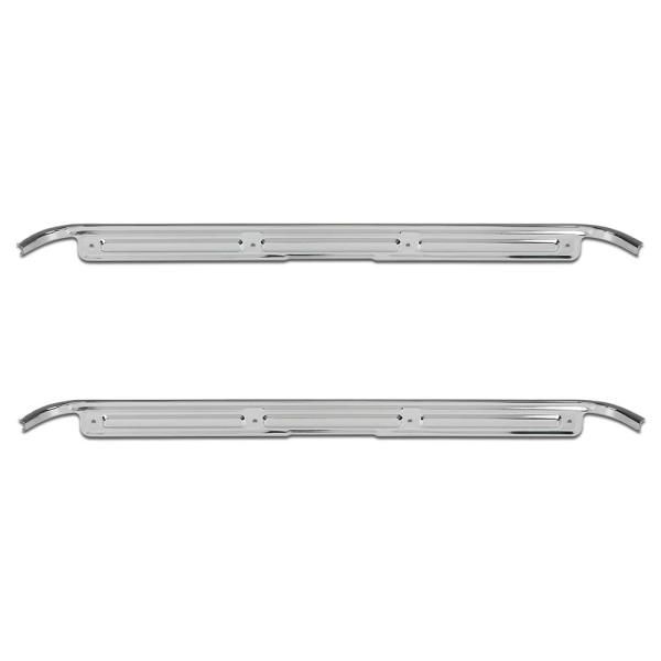 商品名: CNNELL ステンレスドアシルプレートペア シボレーC10 GMCトラッククロム1967-1972に対応 CNNELL Stainless Door Sill Plates Pair Compatible with Chevy ...