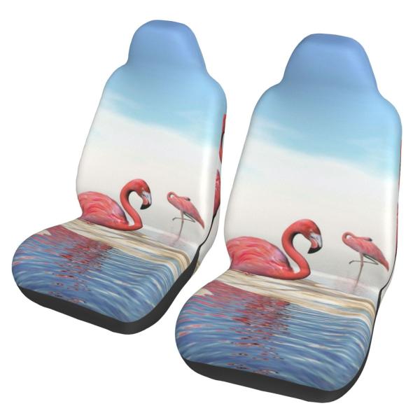 商品名:  Tcotop Flamingos by The River Car Seat Cover Front Universal Non-Slip Seat Cushion Protector for Car, SUV, Truck C...