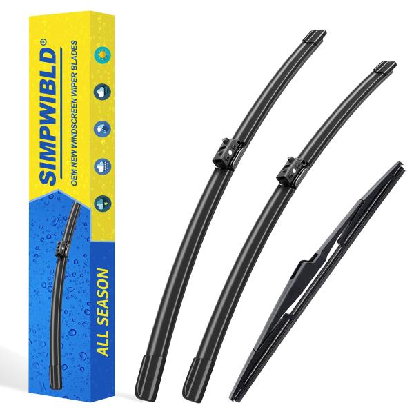 商品名:  3 Factory Wiper blades Replacement For 2016-2021 Mercedes-Benz GLA45 AMG/GLA250 Original Equipment Replacement Win...