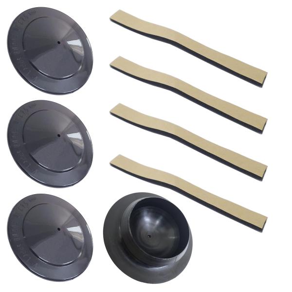 商品名:  4pcs Front Suspension Strut Mount Cover Waterproof Dustproof Car Shock Absorber Cap 54330ED000 Compatible with Juk...