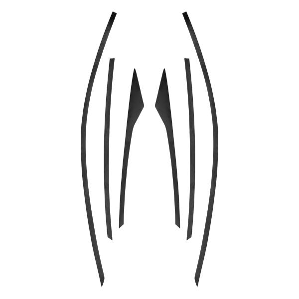 商品名:  X AUTOHAUX 6 Pcs Windshield B Pillar Trim Exterior Garnish Left and Right for Honda Accord 2018-2022 Matte Blackブラ...