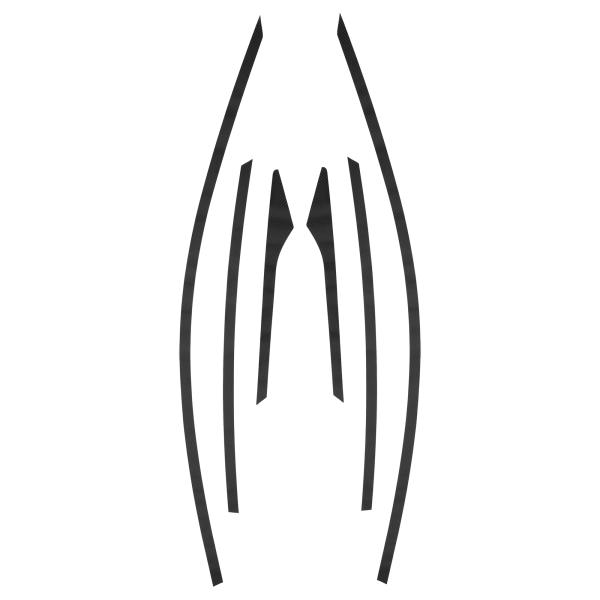 商品名:  X AUTOHAUX 6 Pcs Windshield B Pillar Trim Exterior Garnish Left and Right for Honda Civic 2016-2021 Carbon Fiber P...