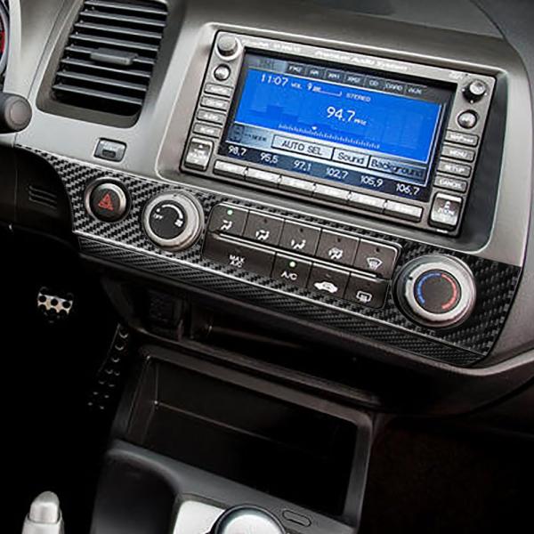 商品名:  JmorCO Upgrade Carbon Fiber Compatible with Civic 8th Generation 2006-2011 Air Conditioner Button Panel 2Pcsブランド: ...