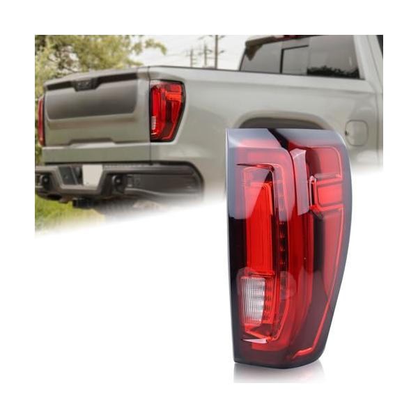 商品名: Duolctrams LEDタイプテールライト リアランプアセンブリ 右助手席側 2019-2023 GMC シエラ 1500/2500/3500(工場LEDテールライトモデルのみ) 86820474 Duolctrams LED...