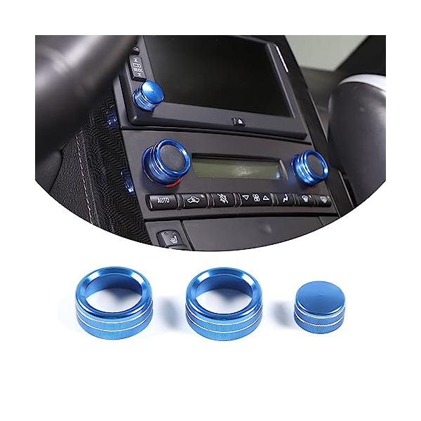 商品名:  Moittellc Center Console Air Conditioner Volume Knob Cover Compatible with Chevy Corvette C6 2005-2013, Aluminum A...