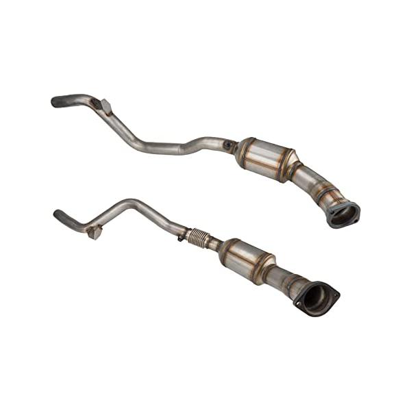 商品名: PHILTOP 2個 ハイフロー触媒コンバーター 300 2005-2010、充電器 2007-2010、Magnum 2005-2008 2.7L/3.5L、Challenger 2009-2010 3.5L ステンレススチール...