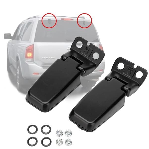 商品名: リアウィンドウヒンジ テールゲート リフトゲート ガラスヒンジキット 2005-2015 Nissan Armada 2004-2010 Infiniti QX56 2004-2010 Infiniti QX56 90320-7S...