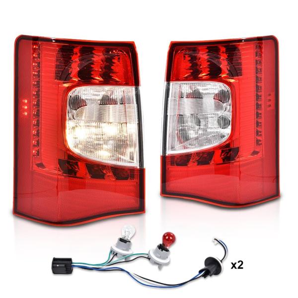 商品名:  GRAND ORANGE LED Rear Tail Lights Assembly Rear Lights Lamps Left &amp; Right w/Bulbs Compatible with Chrysler Tow...