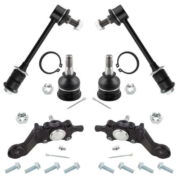 商品名:  WEDOAUTO 6Pcs Suspension Kit Front Stabilizer Bar End Link Sway Bar Links + Upper Lower Ball Joints Fit For Toyota...