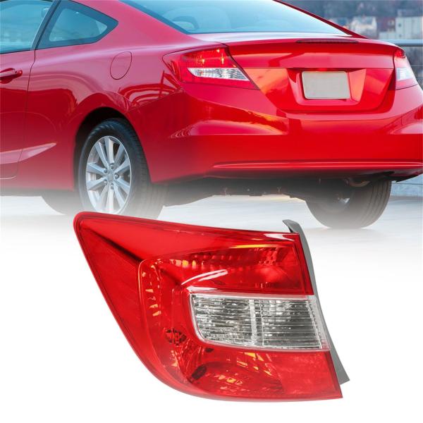 商品名:  labwork Left Driver Side Tail Light Assembly Replacement for 2012 Honda Civic Sedan Rear Brake Lamp 33550-TR0-A01 ...