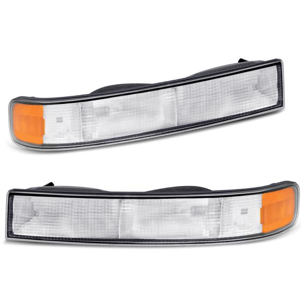 商品名:  Genful Pair of OE Style Front Bumper Parking/Turn Signal Lights Compatible with 2003-2022 Chevy Express|GMC Savana...
