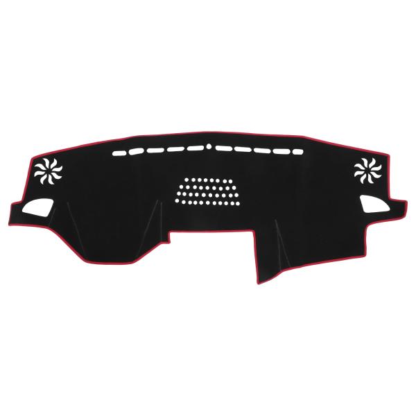 商品名: VekAuto 車用ダッシュボードカバーマット スバル レガシー 2015-2019 保護 ポリエステル ブラック レッド センターコンソールインテリア トリム ダッシュボード マット VekAuto Car Dashboard ...