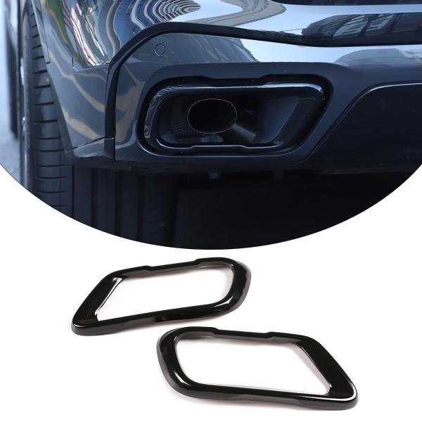 商品名:  Hudiriy Tailpipe Exhaust Muffler Tail Pipe Cover Trim Decal Exterior Accessories Compatible with Corvette BMW X5 G...