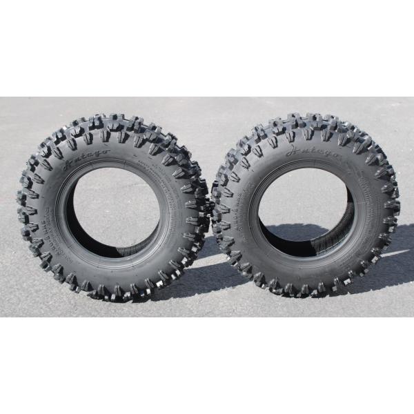 商品名: Antego 4.80-8 2層除雪機 無指向性タイヤ ATW-053 (2本セット) Antego 4.80-8 ATW-053 2 Ply Snow Blower Tires Non-Directional (Set of 2...