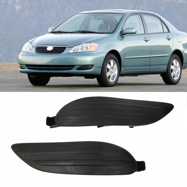 商品名:  Partsmojo Side Bumper Fog Lights Cover Black Fit For 2005 2006 2007 2008 T0y0ta Corolla XRS S LE CE Sedan Front Le...