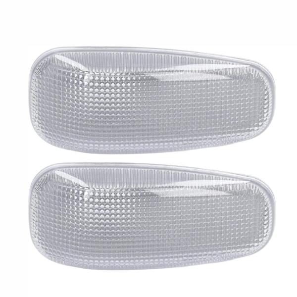 商品名:  Unifizz 1Pair Car Front Signal Side Marker Light Lens Cover, Turn Signal Parking Lights Lamps Housing Accessories ...