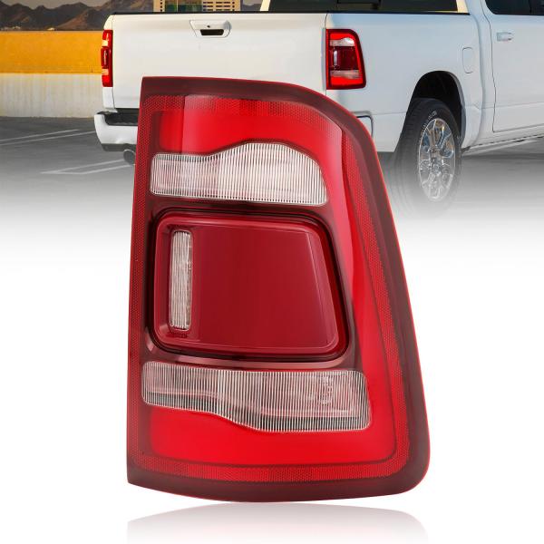 商品名:  KARPAL Right Passenger Side Rear LED Tail Lights Assembly w/Blind Spot Compatible With 2019 2020 2021 2022 Dodge R...