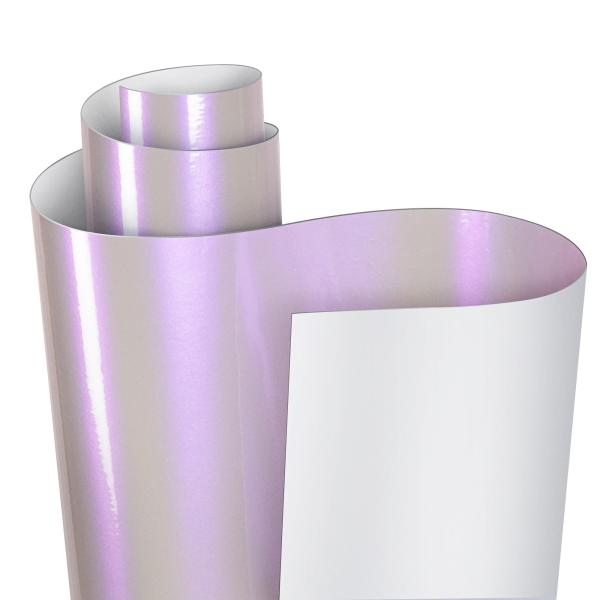 商品名:  Lypumso Chameleon Vinyl Wrap Grey to Purple, Glossy Car Wrap Vinyl with Air Release Self Adhesive Vehicle Body Dec...