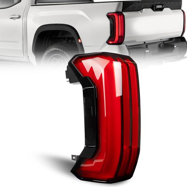 商品名:  LED Tail Light Assembly Compatible with 2022 2023 2024 Toyota Tundra 3-PIN Non Sequential Rear Lamp Brake Tailligh...