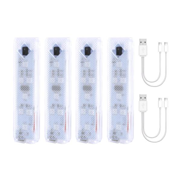 商品名:  CARFIB Car LED Door Lights Projector 7 Color Wireless Door Warning Lights USB Welcome Doors Sill Courtesy Projecti...