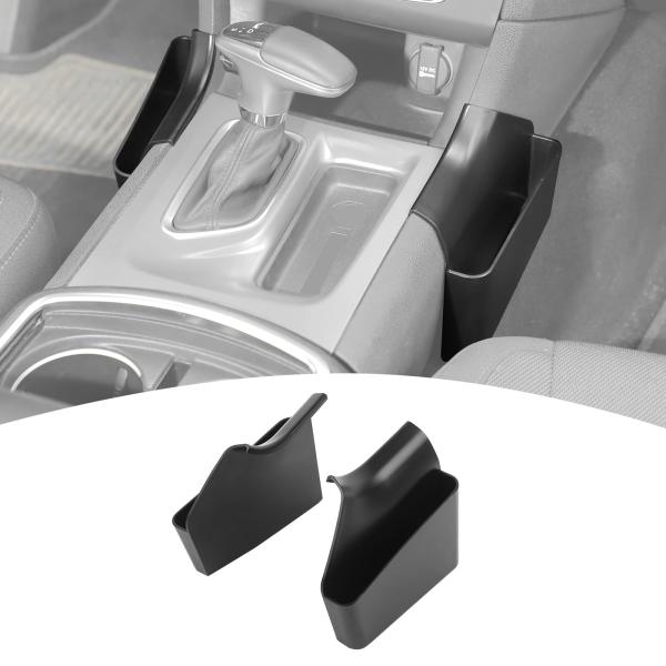 商品名: PDKLIN 充電器用 センターコンソールシフタートレイ 2015-2024 Dodge Charger ブラック インテリアストレージアクセサリー 2個 PDKLIN for Charger Center Console Shi...