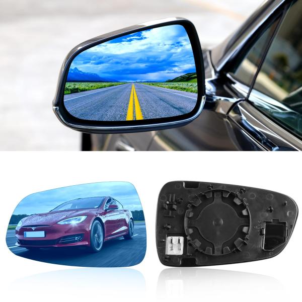商品名:  Jaronx Compatible with Tesla Model S Side Mirror Glass Replacement 2PCS, Heated Defogging Anti Glare Blue Rear Vie...
