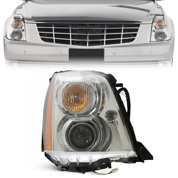 商品名:  KARPAL Headlight Assembly Fits For 2006 2007 2008 2009 2010 2011 Cadillac DTS HID Headlight W/O Ballast Passenger ...