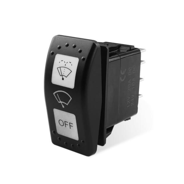 商品名: フロントガラスワイパーロッカースイッチ Can-Am Defender Maverick X3 HD10 HD8 HD5用 710004941 ON ON Off Windshield Wiper Rocker Switch Fi...