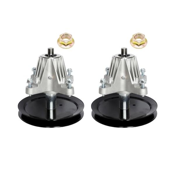 商品名: JYLEYJ (2パック) スピンドルアセンブリ 交換用 918-06976 918-06976A 618-06976 618-06976A MTD LT42C LX42 XT1-LT42 XT2-LX42 42インチ芝刈り機デッ...