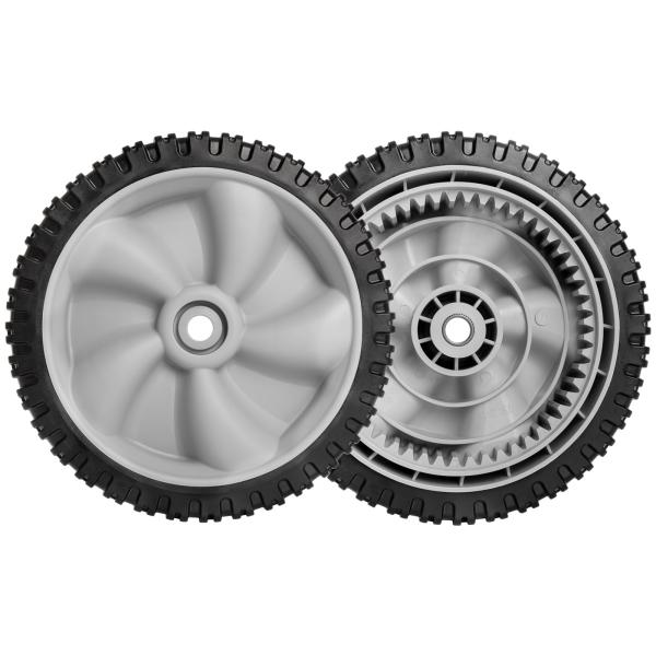 商品名: Bularie 734-04581 フロントドライブホイール 交換用 634-0190(A) - 8インチ 芝刈り機ホイール MTD、ヤードマン、職人、ハスキー、ヤードマシン、自走式ウォークビハインド芝刈り機に対応 2個パック B...