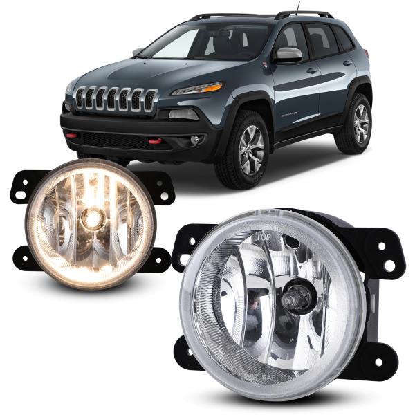 商品名:  AUTOFREE Fog Lights for 2014-2018 Jeep Cherokee Bumper Fog Lamps Clear Lens - 1 Pair Left and Right Sideブランド: AUTO...