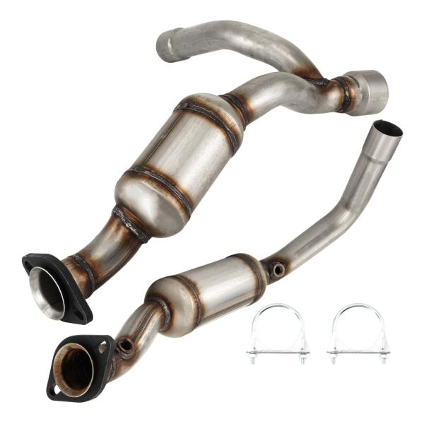 商品名:  KAC Front Catalytic Converter Fit for RAM 1500 2006-2008 5.7L 4X4 ONLY 2Pcs Stainless Steel Catalytic Converter OE...