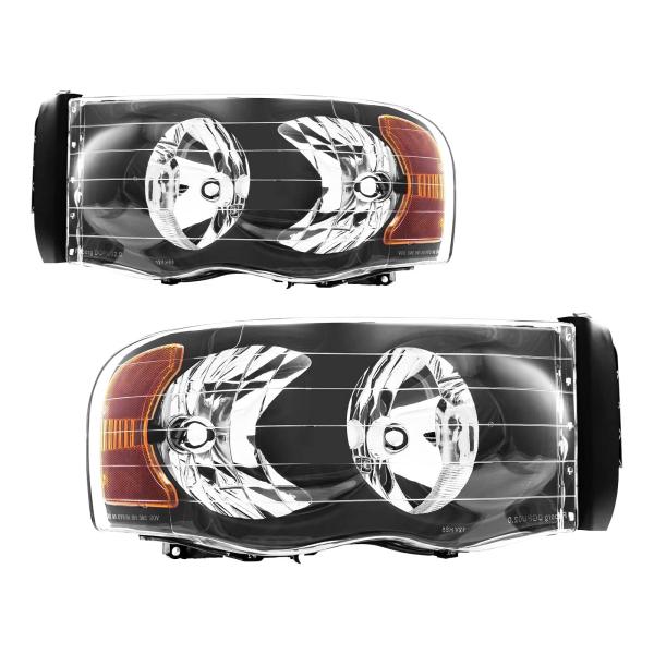 商品名:  Torchtree Headlight Assembly Pair Compatible with Ram 1500 2002-2005, Ram 2500 2003-2005, Ram 3500 2003-2005 Refle...