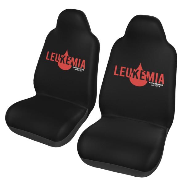商品名:  Leukemia Awareness Month Car Seat Covers Washable Breathable Auto Seats Protector Universal Fits Most Auto Truck V...