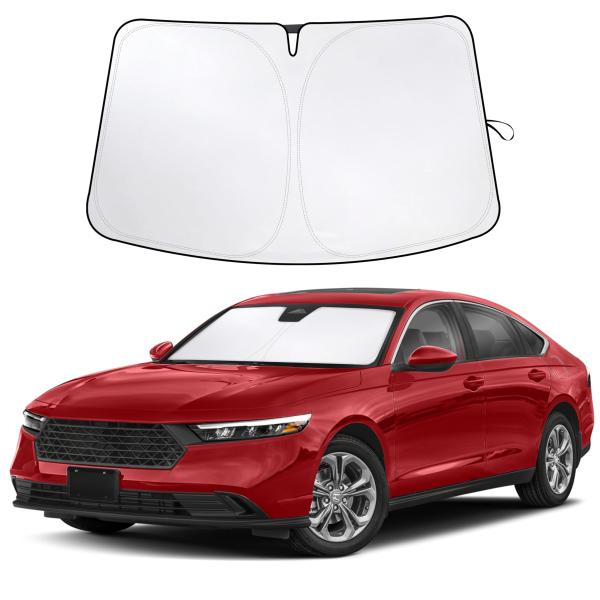 商品名: EcoNour Honda Accord Sunshad - 60 x 52 x 30 Inches for Honda Accord 2018-2025 Car Windshield Sunshade-EcoNour 240T ...
