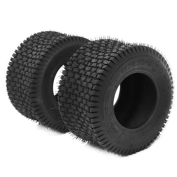 商品名:  Garvee Lawn Mower Tires Turf Tires 13x6.50-6 4PR for Golf Cart Tires, Garden Tractor Riding Mower Tubeless Set of ...