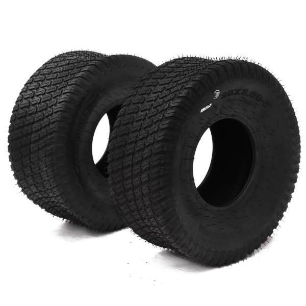 商品名:  Garvee Lawn Mower Tires 20x8.00-10 4PR Turf Tires for Garden Tractor Riding Mower, Golf Cart Tires Tubeless Set of...