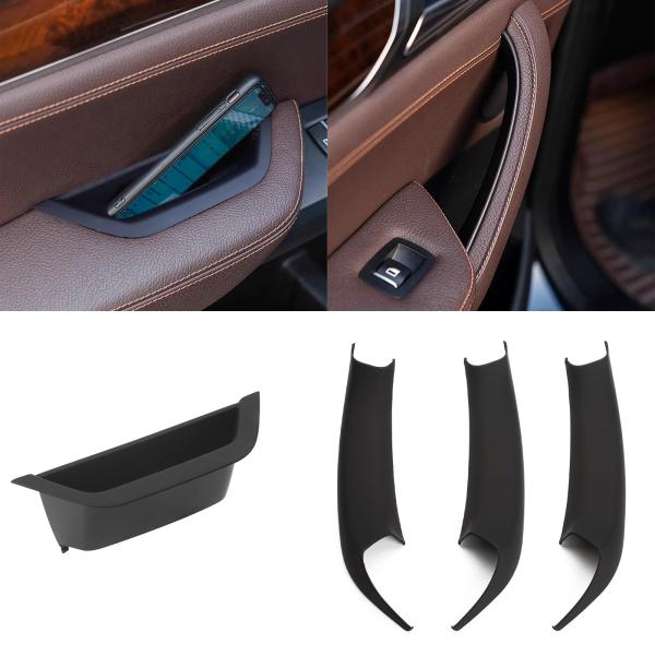 商品名:  x xotic tech Set Car Driver Side Door Armrest Handle Storage Box Cover+ 3PCS L&amp;R Side Inner Door Pull Handle C...