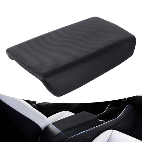商品名: Tinlucys 車用アームレストカバー Teslaモデル3モデルYインテリアアクセサリー2017-2024、TPEセンターコンソールプロテクターカバー 防水アームレストボックスカバー(カーボンファイバー製パートン) Tinluc...