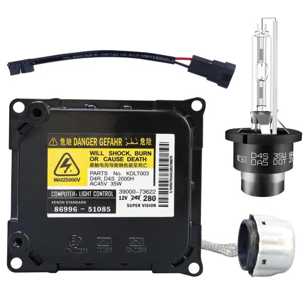 商品名: ADAURIS キセノン HID ヘッドライト バラストコントロールユニット イグナイター D2S バルブ付き レクサス IS250 RX350 GX460 ES350 GS300 GS350 Prius Solaraと互換性があ...