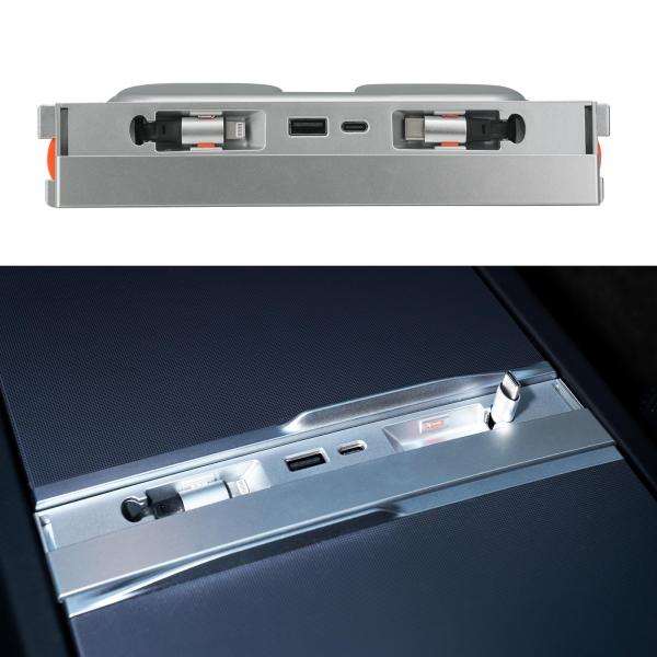 商品名:  Yrthe Voitom Fast Charge Adapter for Tesla, Tesla USB Hub Fit Center Console Adapter of 2024-25 Model 3 and 2025 T...
