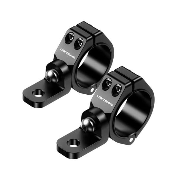 商品名: LOKTENWO UTV Whip Light Mounts 2PCS, Heavy Duty CNC Machined Aluminum 360° Adjustable UTV Flag Mounting Bracket, Fi...