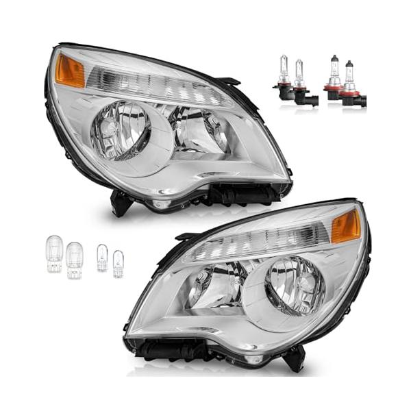 商品名:  WEELMOTO Headlight Assembly for 2010-2015 Chevy Equinox LS/LT,for 2010 2011 2012 2013 2014 2015 Chevy Equinox LS/L...