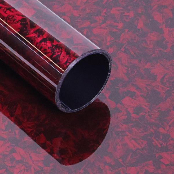 商品名: Lypumso 鍛造カーボンファイバービニールラップ、グロスレッドカーラップビニールフィルム、エアリリーステクノロジーによる簡単取り付けオートカーステッカーデカールシート 1フィート×5フィート Lypumso Forged Ca...