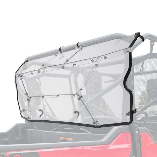 商品名: KEMIMOTO(ケミモト) 傷つきにくいリアフロントガラス 2023 2024 パイオニア 1000-6対応 密閉性が向上 水漏れなし 厚さ1/5インチ PC素材 UTVバックウィンドウ 9ピース組み立て 保護アクセサリー KE...