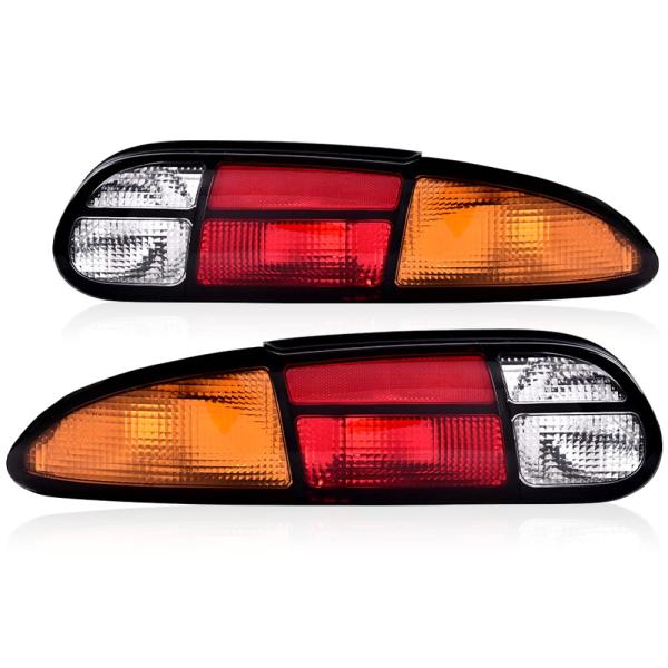 商品名:  G-PLUS Tail Light Assembly Fit For Chevy Camaro 1993-2002 (3 PLUG) Rear Tail Brake Lamps Halogen, Yellow &amp; Red...