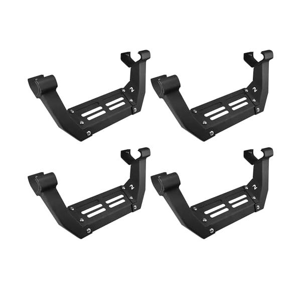 商品名: Ford Bronco 4ドアステップ用サイドステップ OEMロックレールランニングボード交換用フォードブロンコエクステリアアクセサリー Drop Side Steps Comaptible with Ford Bronco 4 ...