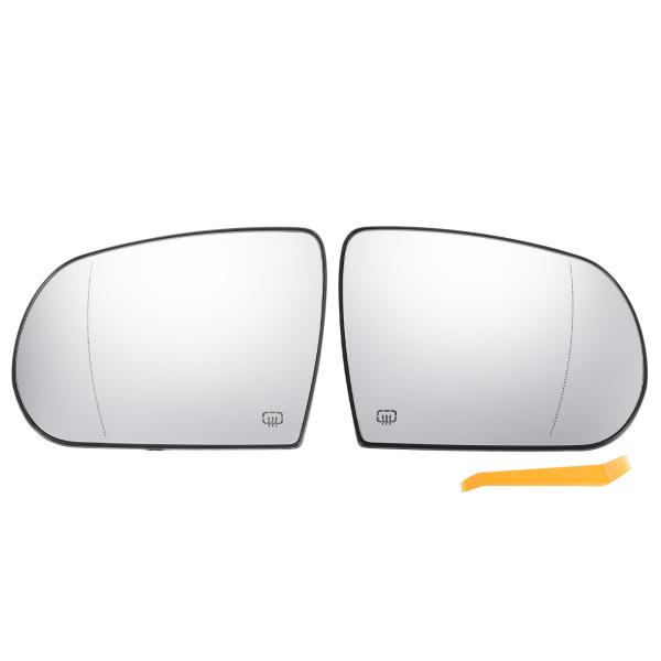 商品名:  X AUTOHAUX Pair Car Rearview Left Right Side Mirror Glass Replacement W/Backing Plate Heated White Glass for Jeep ...