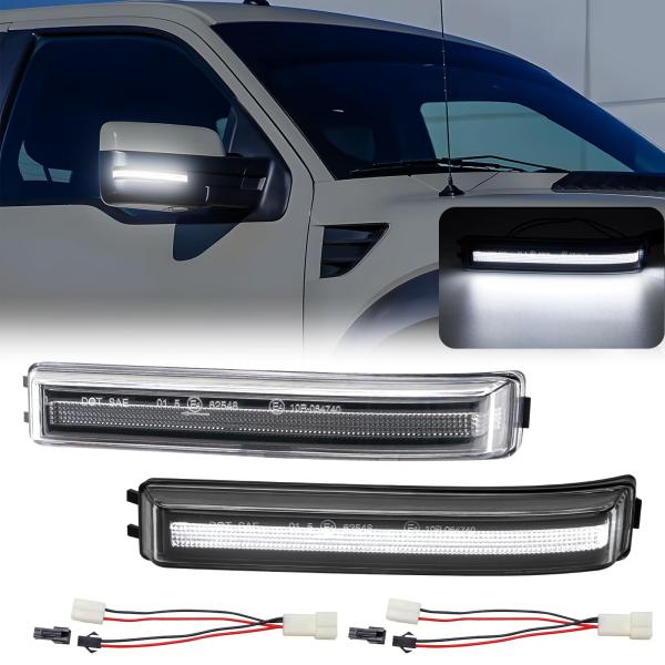 商品名:  Aexploer Side View Mirror Turn Signal Lights Clear LED Assembly F150 2009 2010 2011 2012 2013 2014/for Mark LT 201...