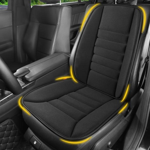 商品名: Lofty Aim カーシートクッション 背中サポート枕付き 快適なランバーサポート&amp;シートクッション 低反発素材 運転枕 背中坐骨神経痛の痛みを緩和 自動車パッド 車 トラック SUVに最適 ブラック Lofty Aim...